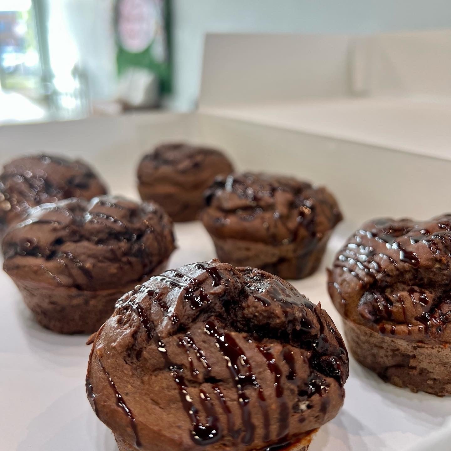 Double Chocolate Chip Protein Muffins | One Step Forward Nutrition
